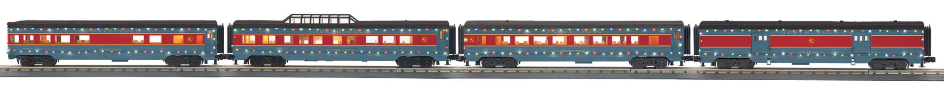 30-68290 NORTH POLE 8-CAR CHRISTMAS PASSENGER TRAIN SET-O